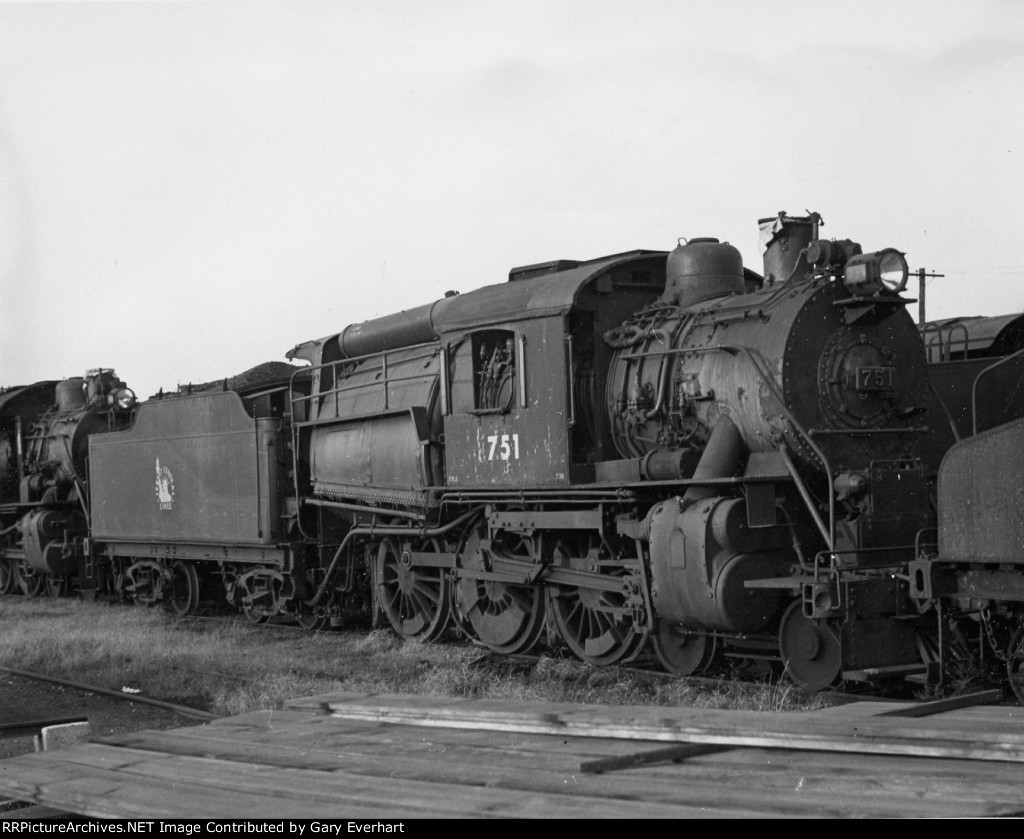 CNJ 4-6-0C #751 - Central RR of New Jersey